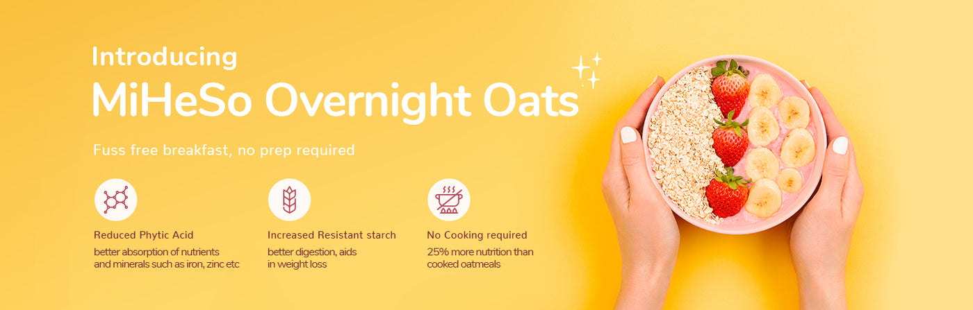 High Protein, Gluten Free Oats by MiHeSo | Order Online