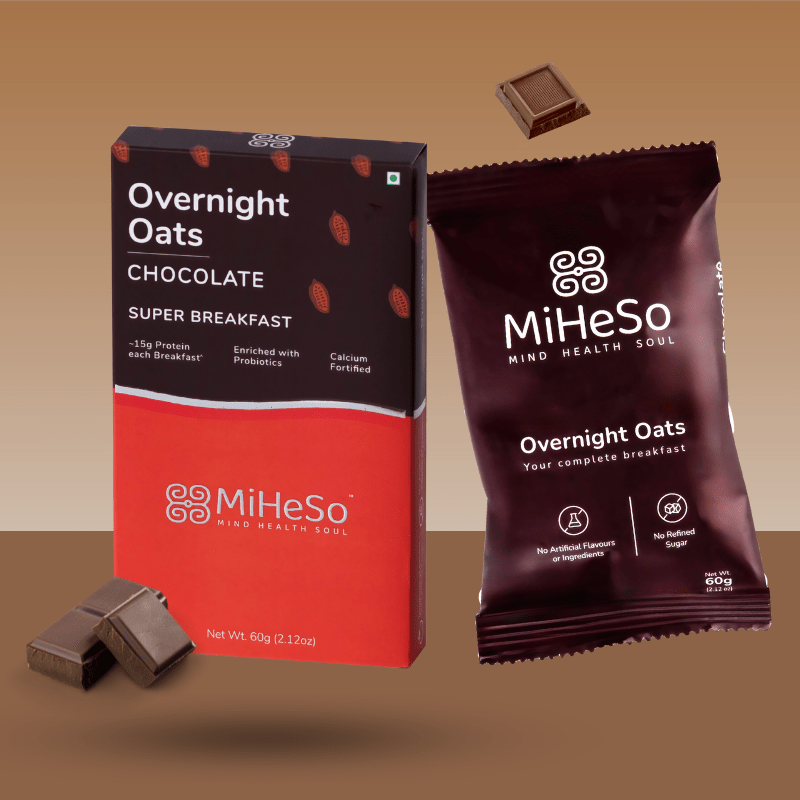 Overnight Chocolate Oats for Gut Health | Shop From MiHeSo